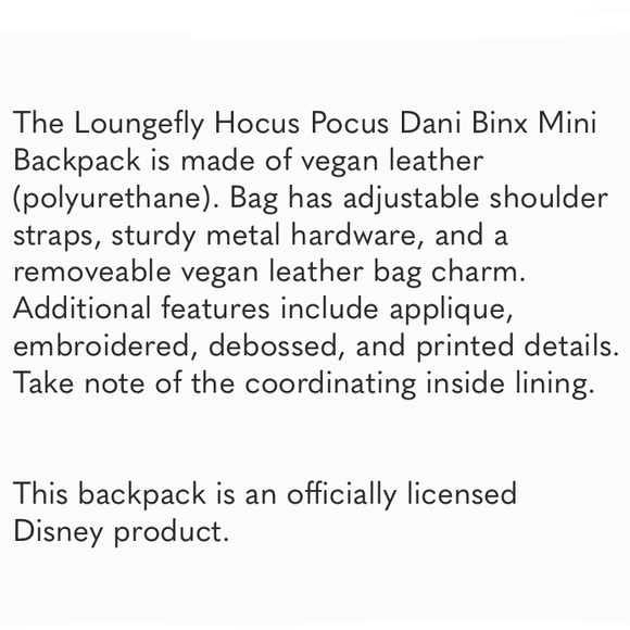 Loungefly | Bags | Loungefly Disney Hocus Pocus Dani Thackery Binx Mini ...